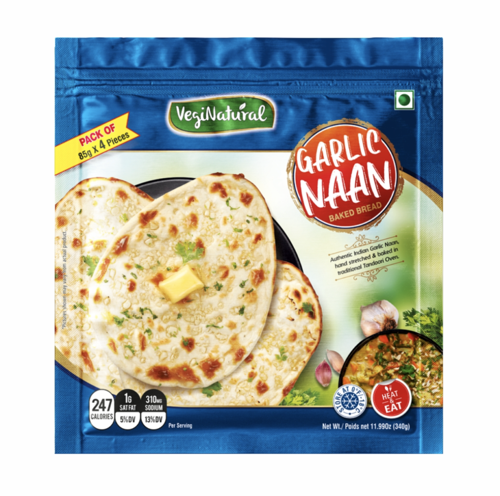 Frozen Garlic Naan - BIG | Business International Group - Import ...