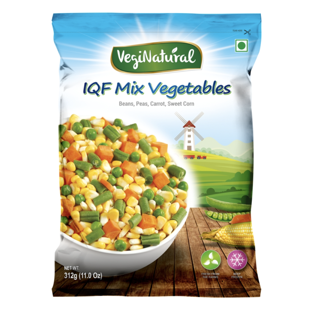 Frozen IQF Mix Vegetables (Beans, Peas, Carrots, and Sweet Corn) - BIG ...